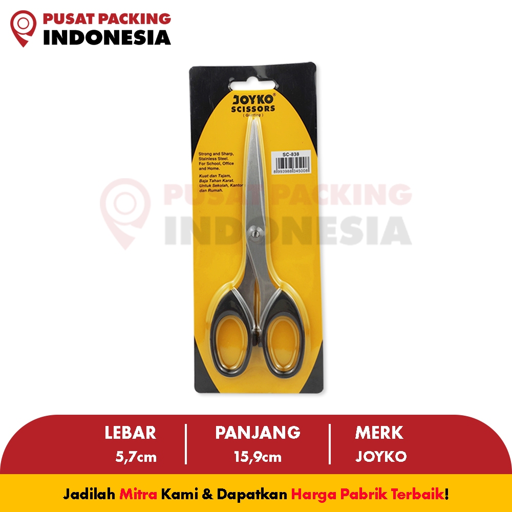 Jual Gunting Besar Scissors Joyko SC-838 PUSAT PACKING INDONESIA ...