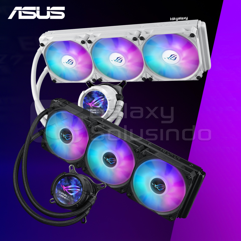 Jual ASUS ROG Strix LC III 360 LCD ARGB 360mm Liquid CPU Cooler - Black ...