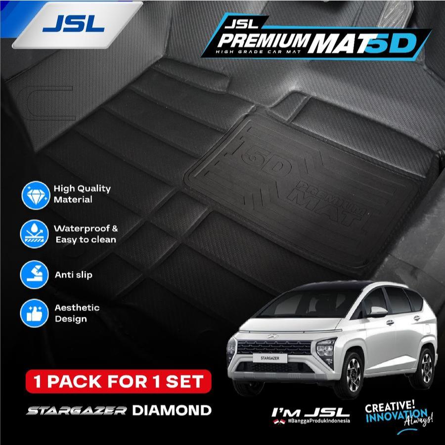 Jual Stargazer Karpet Mobil 5D JSL Mat Model Diamond | Shopee Indonesia
