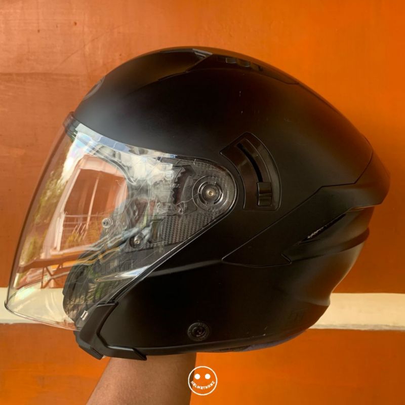 Jual KYT NFJ BLACK DOFF ORIGINAL | SECOND GOOD CONDITION | Shopee Indonesia