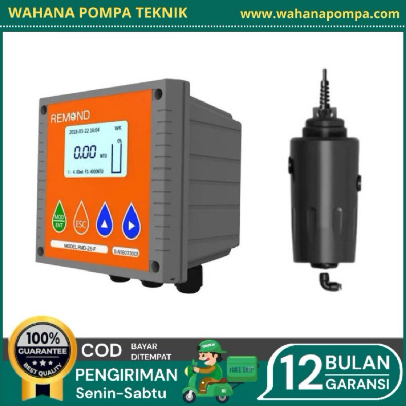 Jual Online turbidity controller turbidity meter with sensor 400 NTU ...