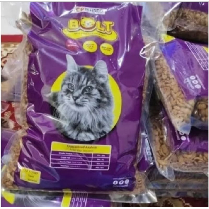 Jual pakan kucing bolt 1KG | Shopee Indonesia