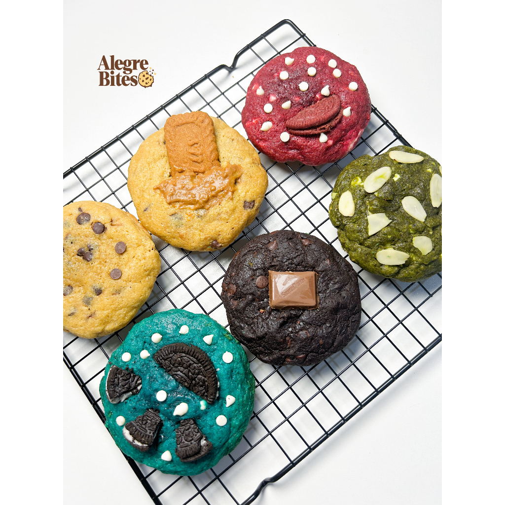 Jual Paket All Varian Soft Baked Cookies by Alegrebites (Chocolate ...