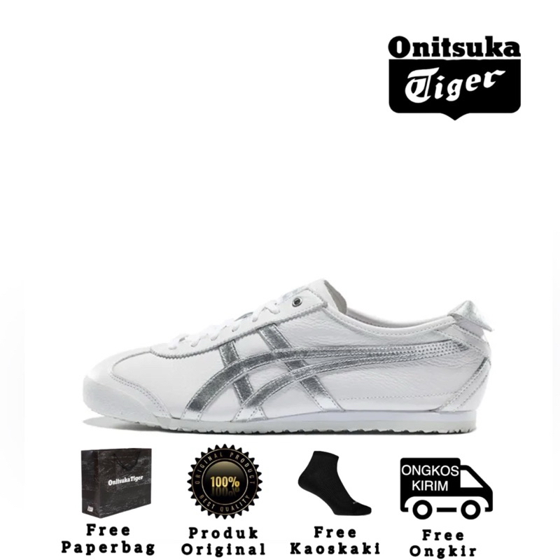 Jual SEPATU ONITSUKA TIGER MEXICO 66 WHITE SILVER ORIGINAL INDO | Shopee Indonesia