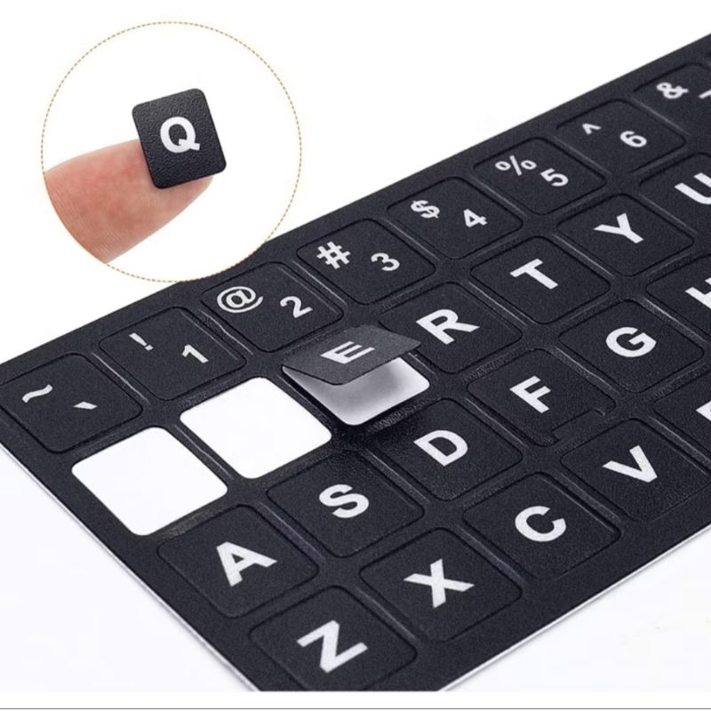 Jual Stiker keyboard English PVC | Shopee Indonesia