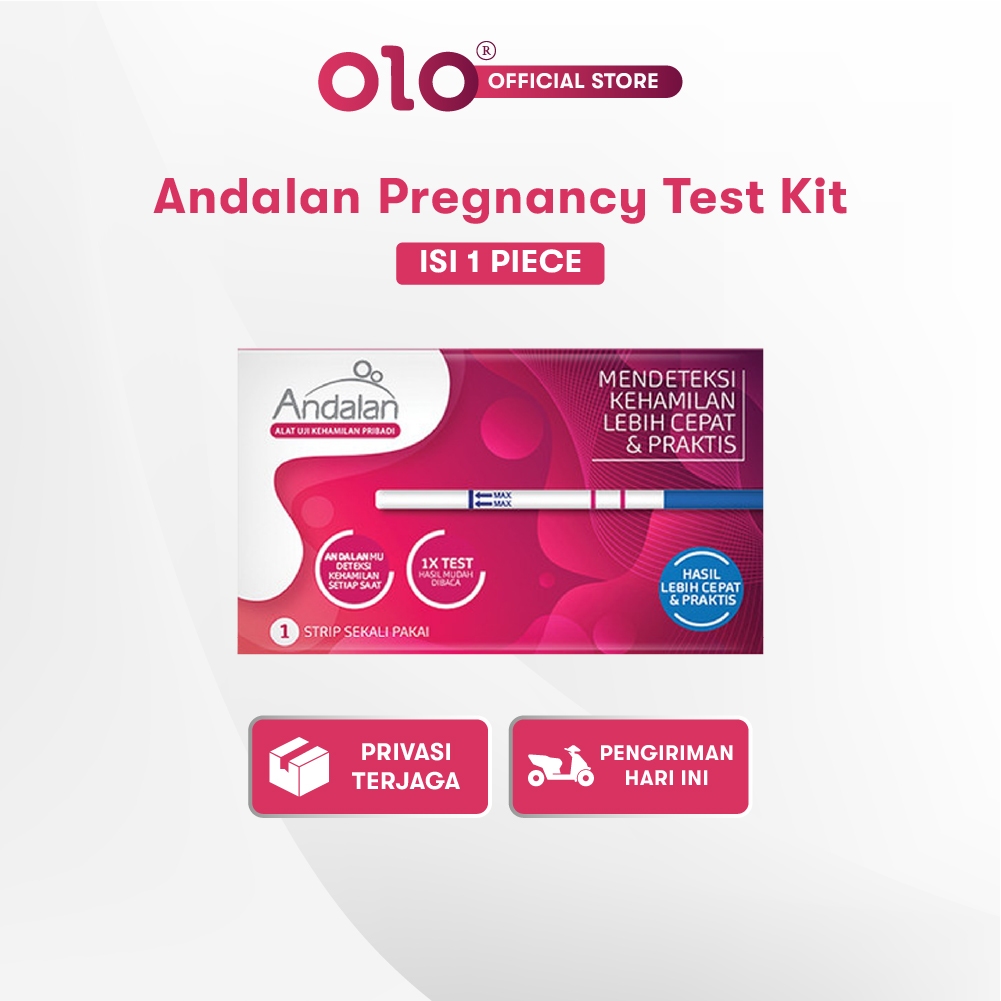 Jual Andalan Pregnancy Strip Test Kit Test Pack 1 Box isi 1 Pcs Dan 6 ...