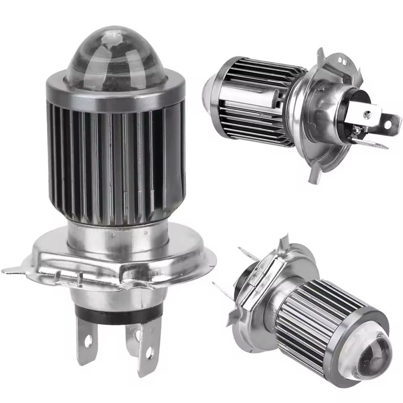 Jual Lampu LED Utama Motor Mobil D2 H4 Laser Gun 2 Warna Putih Kuning AC DC Yamaha Vixion Ninja ...