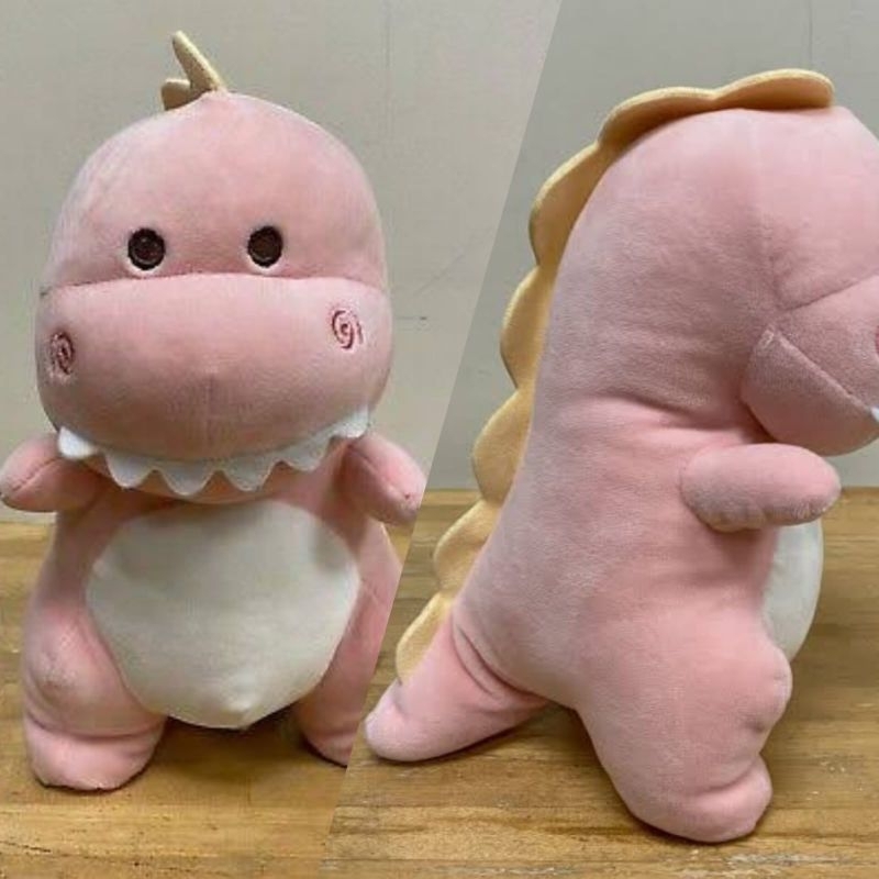 Jual MINISO DINOSAURUS PLUSH TOY / BONEKA DINOSAURUS MINISO PINK ...