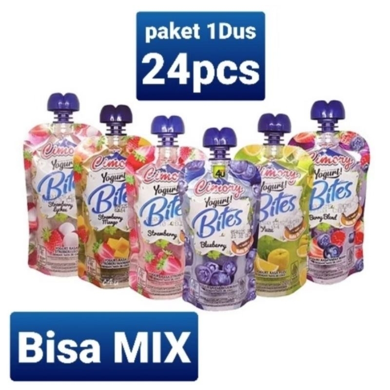 Jual Cimory Yogurt Bites 1Karton/Dus isi 24 (Mix) | Shopee Indonesia