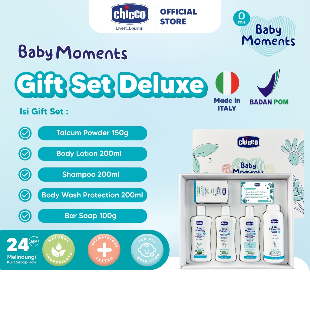 Jual CHICCO Baby Moments Gift Set / Kado Lahiran Bayi / Hadiah Lahiran Bayi / Hampers Bayi ...