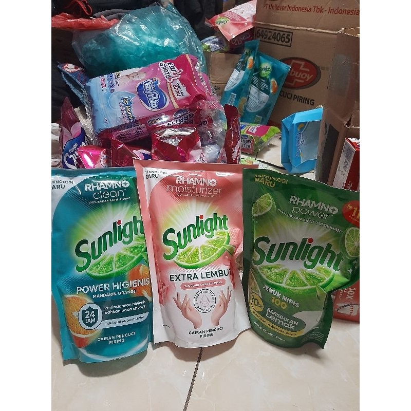Jual Sunlight Sabun Cuci Piring All Varian Rhamno Power Kemasan Refill 600ml | Shopee Indonesia