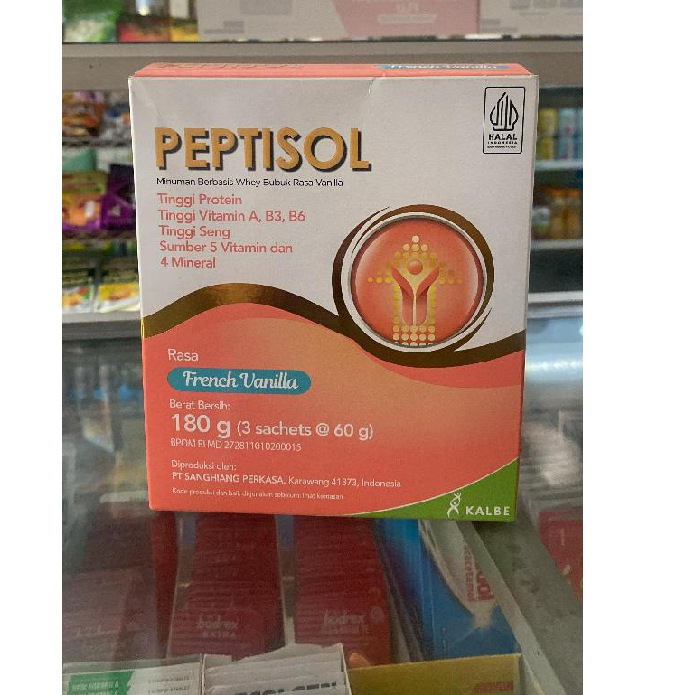 Jual PEPTISOL 180 gr Susu Nutrisi Tinggi Protein dari Kalbe Rasa ...
