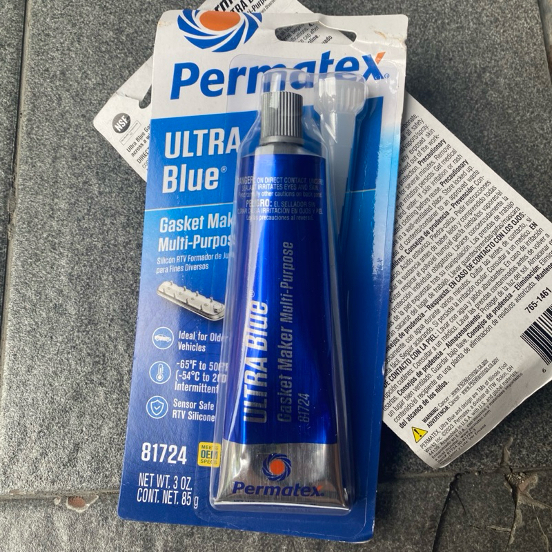 Jual LEM PERMATEX BLUE RTV SILICON LEM PAKING PACKING LEM GASKET LEM ...
