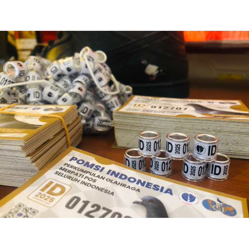 Jual Ring pomsi ID 2025/Ring cincin merpati/RINGIDPOMSI2025(GROSIR ...