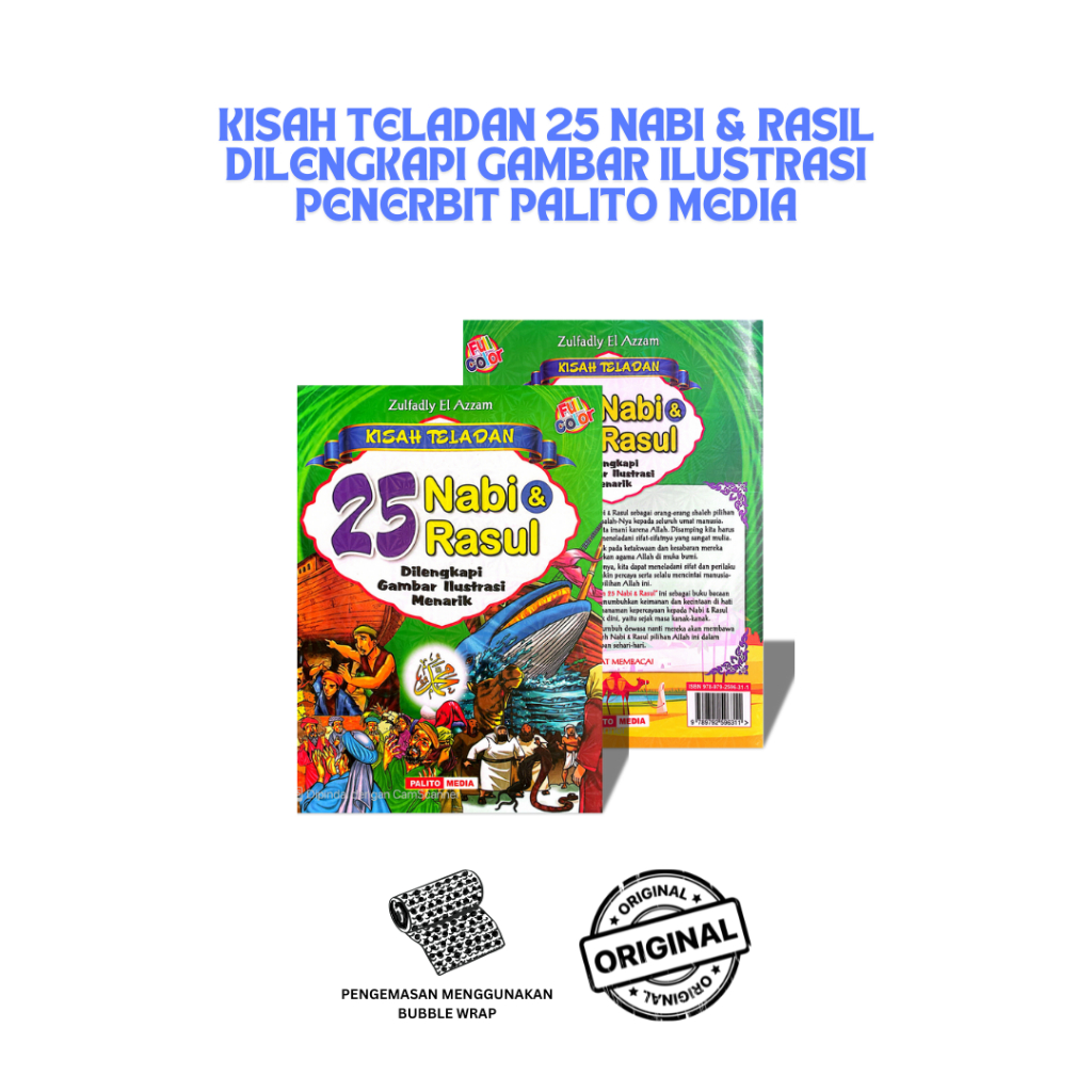 Jual Buku Cerita Kisah Teladan 25 Nabi & Rasul untuk Anak dilengkapi ...