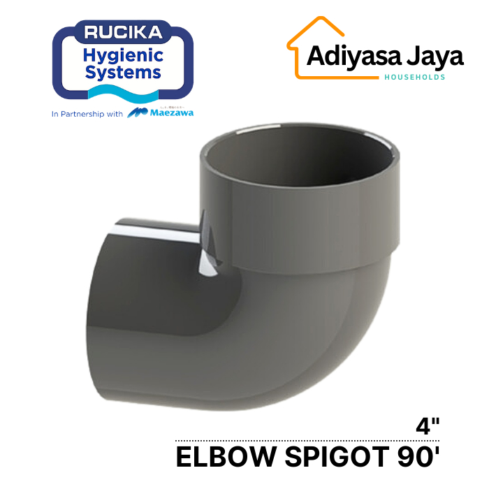 Jual Elbow Socket Spigot 45 4 (Rucika) / Knie / Special Fitting ...