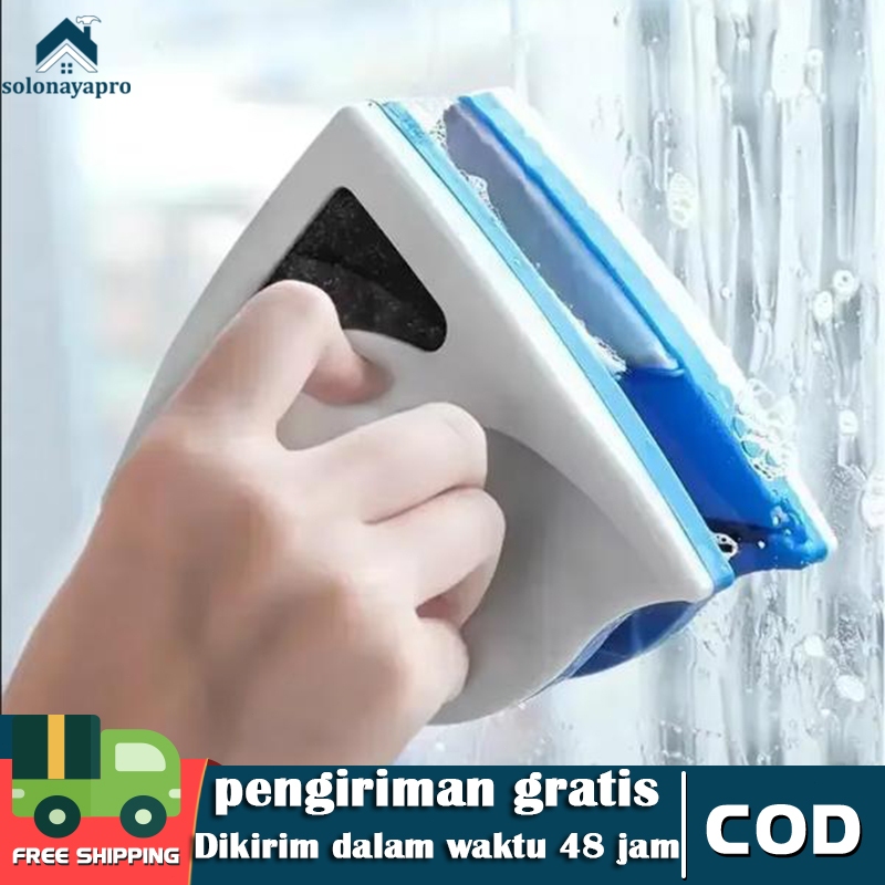 Jual Pembersih Kaca Magnetic Double Side Glass Window Cleaner 3-8mm ...