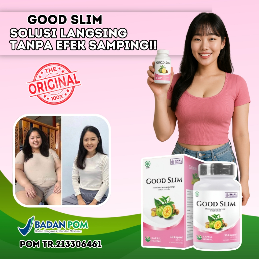 Jual GOOD SLIM Obat Diet Penurun Berat Badan Herbal Alami Pelangsing ...