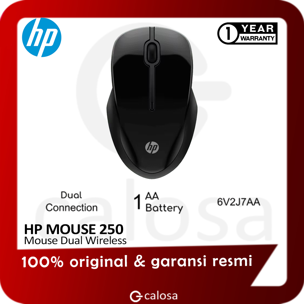 Jual Mouse HP 250 Dual Wireless Original | Shopee Indonesia