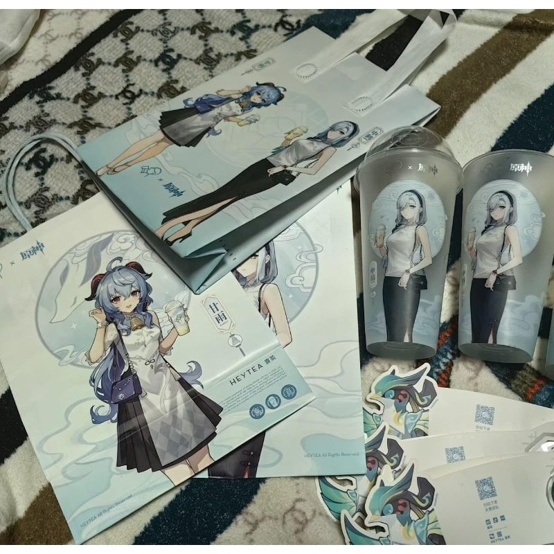 Jual Genshin Impact x Heytea Ganyu Shenhe Official CN Collab | Shopee ...