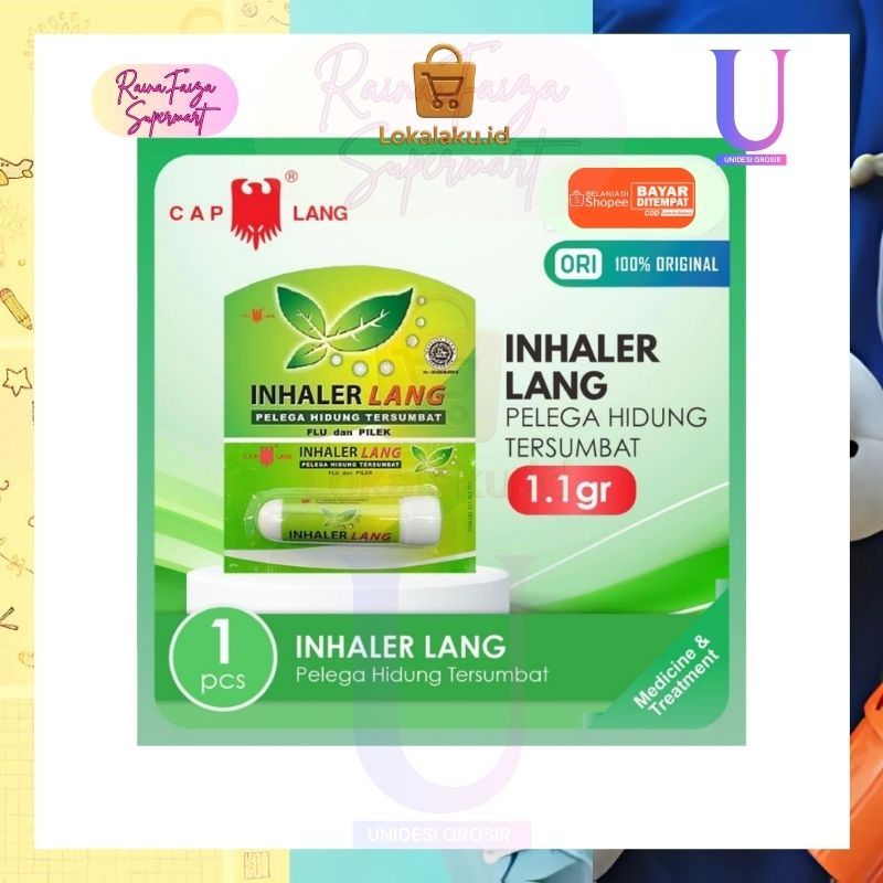 Jual Inhaler Lang Stick – Solusi Ringankan Pusing & Mual saat Flu atau ...