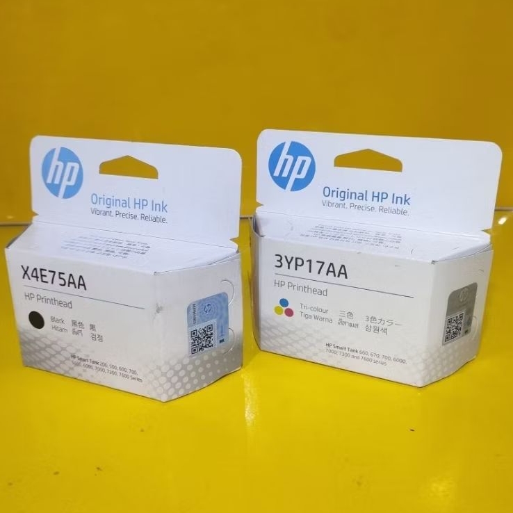 Jual Paketan Printhead Hp GT X4E75AA Black Dan 3YP17AA Tri-Colour For ...
