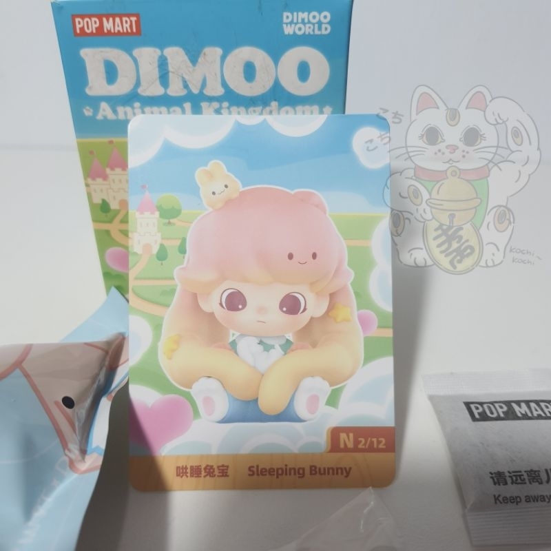 Jual READY SELECTED DIMOO SLEEPING BUNNY ANIMAL KINGDOM POP MART ...