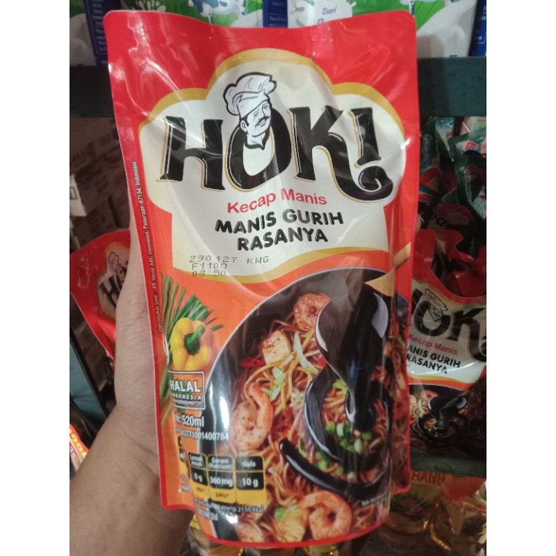 Jual Kecap Hoki Kecap Manis Gurih Rasanya 520gr | Shopee Indonesia