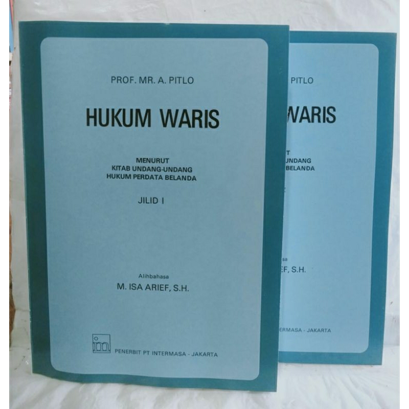 Jual BUKU HUKUM WARIS Jilid 1 & 2 Prof.Mr.A.Pitlo | Shopee Indonesia