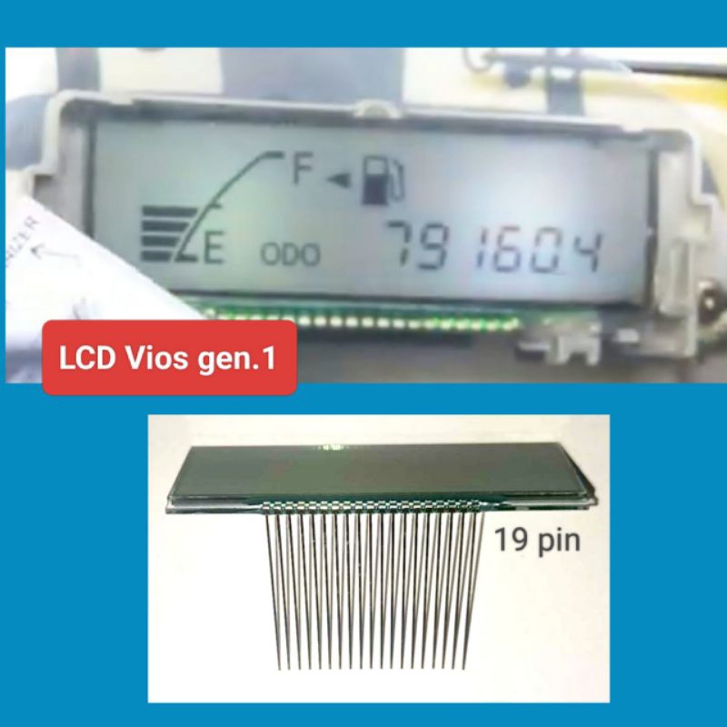 Jual LCD Vios gen.1 Display untuk Speedometer Toyota Vios Old | Shopee ...