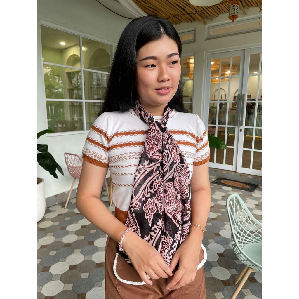 Jual Syal Scarf Shawl Merah / Aksesoris Fashion Wanita Shawl / Batik ...