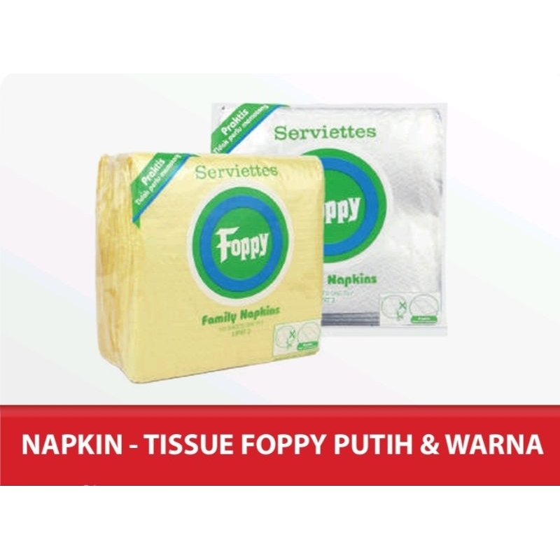 Jual Tissu foppy isi 100lbr 2ply tissu belah lipat tissu sendok ...