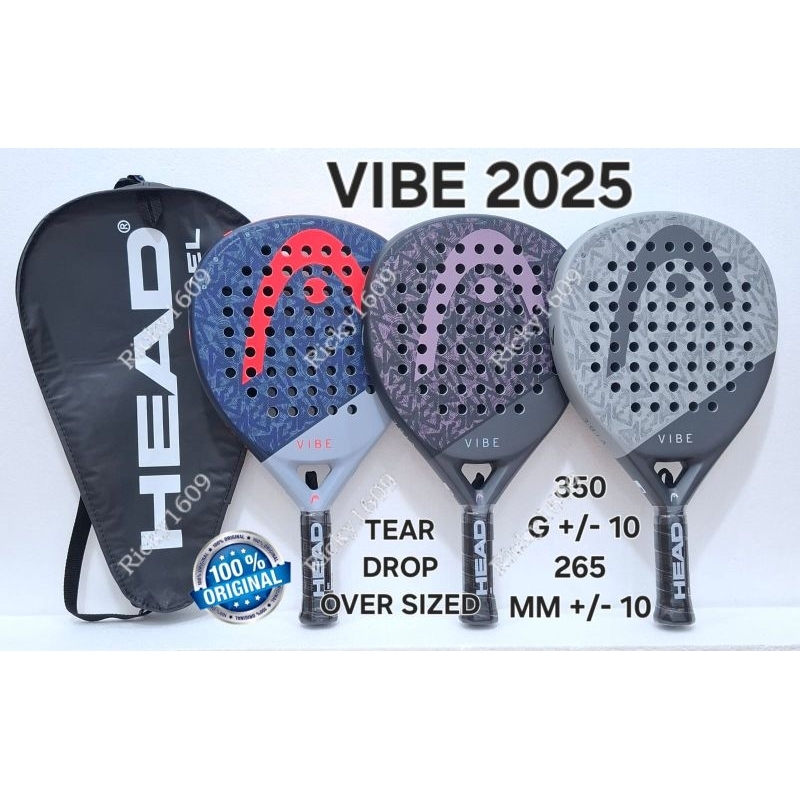 Jual HEAD PADEL RACKET VIBE 2025 / RAKET PADEL HEAD VIBE 2025 ...