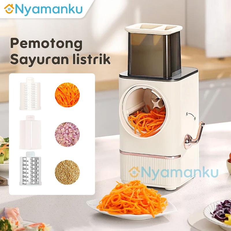 Jual Mesin Pemotong Sayur Otomatis Parutan Serbaguna Listrik / Parutan ...