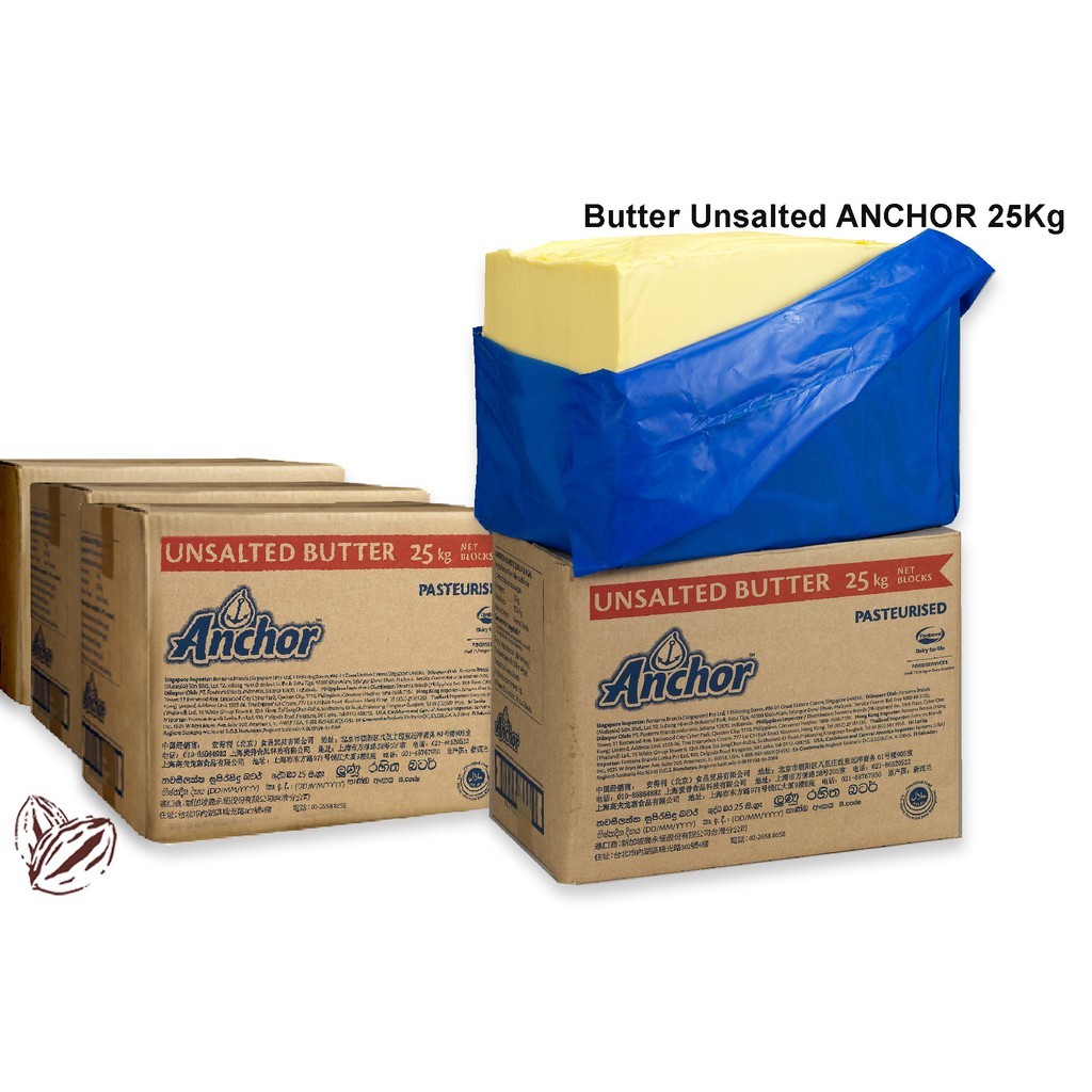 Jual Anchor Unsalted Butter 1KG, 500gr REPACK / PURE BUTTER IMPORT NEW ...