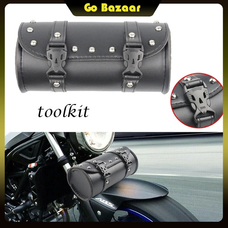 Jual Universal Hitam Sepeda Motor Tas Alat Garpu Depan Stang Kantong ...