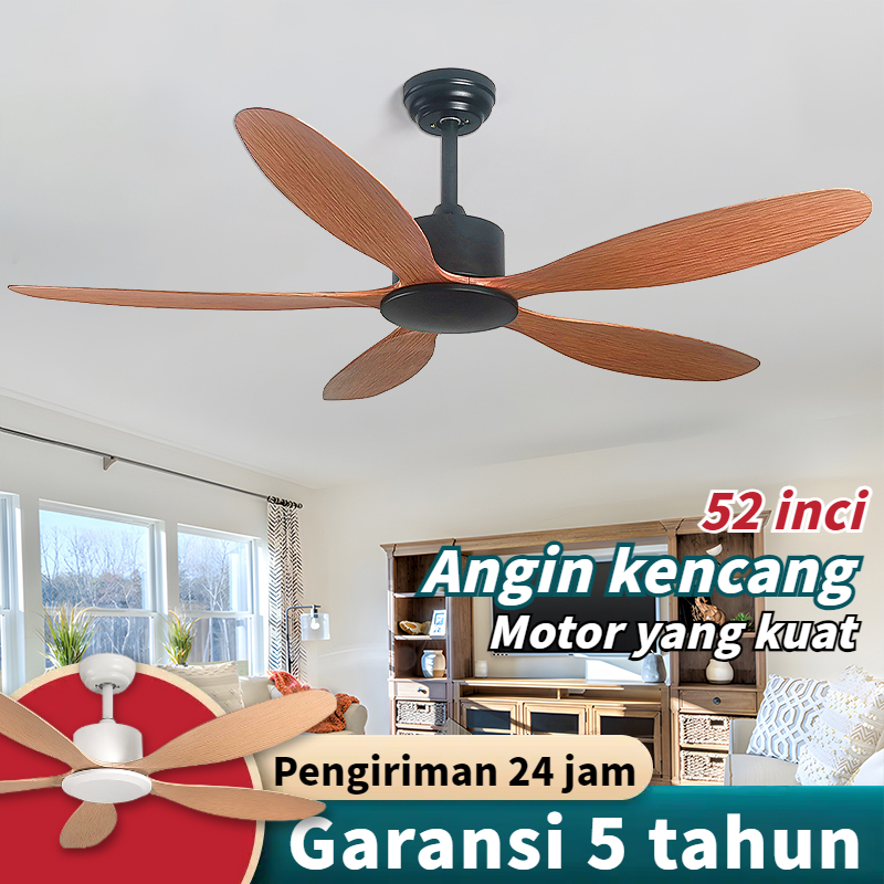 Jual Kipas Angin Gantung Plafon 46 inch Remote Control COD A139-2 ...
