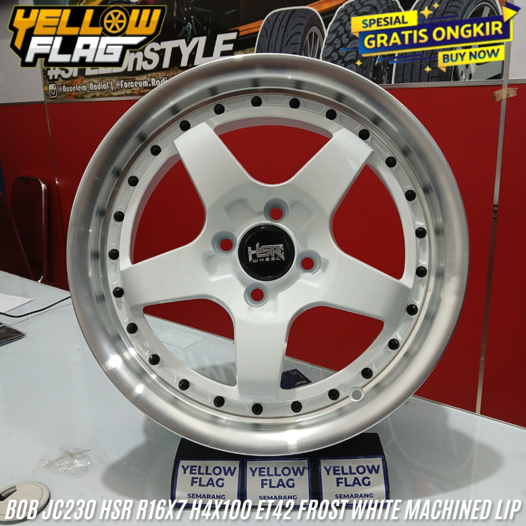 Jual VELG MOBIL REACING RING 15 HSR B0B R15 LEBAR 7 ET42 LOBANG 4X100-SIRION MIRAGE JAZZ MOBILIO ...