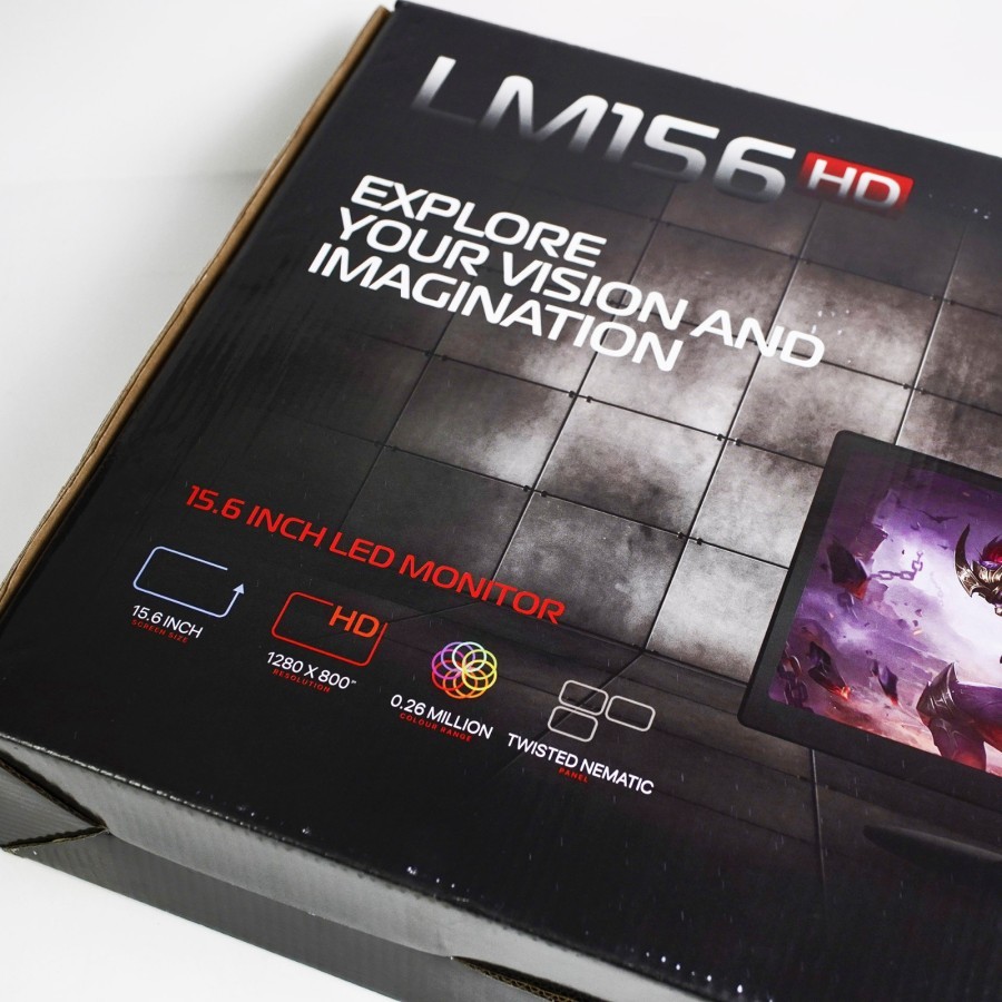 Jual Monitor LED Iware 15.6 inch LM156 HD 15.6" 15" 16" VGA HDMI ...