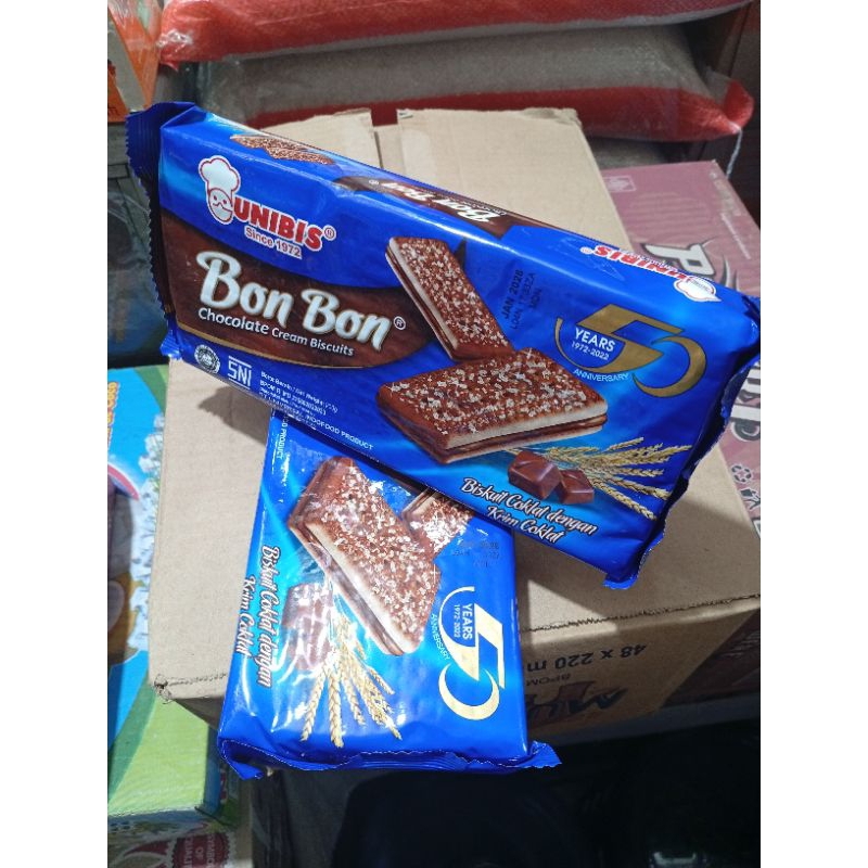 Jual UNIBIS SINCE 1972 BON BON CHOCOLATE CREAM BISCUITS 200g | Shopee ...