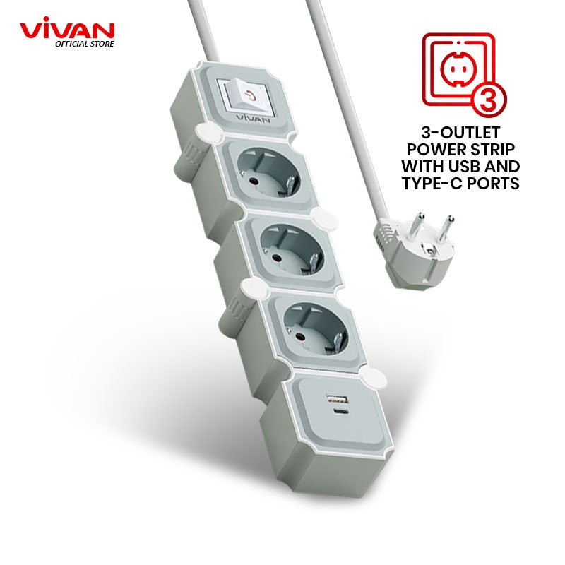 Jual VIVAN Safety Socket VPS-H008A PRO Saklar Adaptor Stop Kontak ...