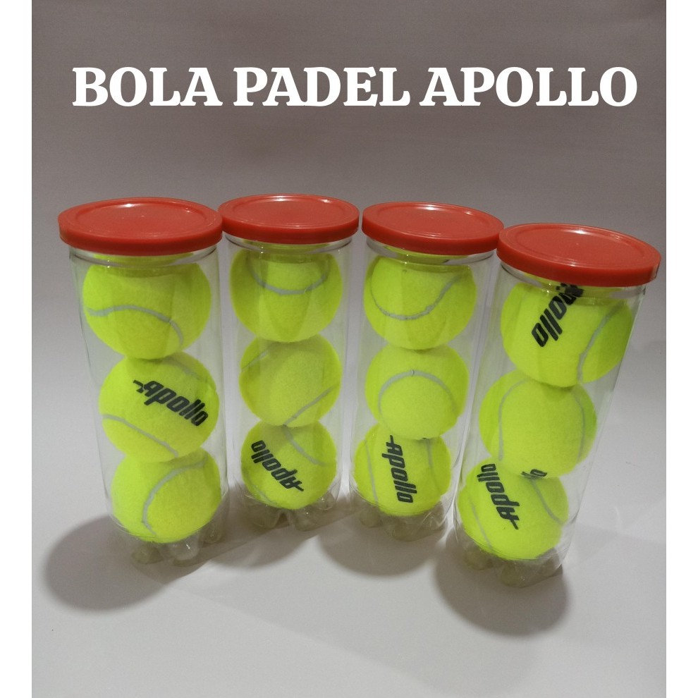 Jual Bola Padel Ball APOLLO isi 3- Padelball Padle Pedel Bola Padel ...