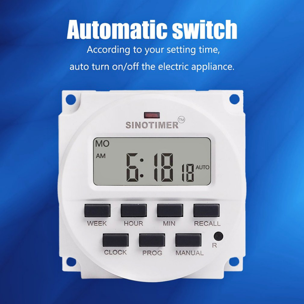 Jual SINOTIMER MCB Timer pemutus aliran arus listrik Digital Switch ...