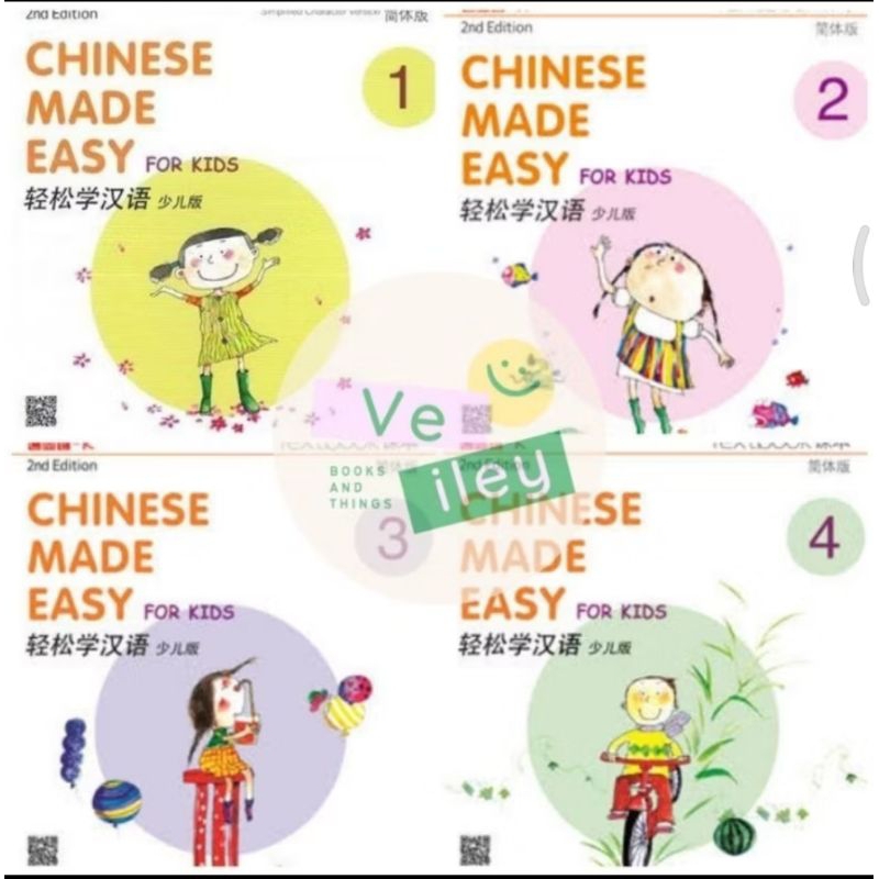 Jual BUKU CETAK Chinese Made Easy for Kids 2nd Edition 1/2/3/4 Textbook ...