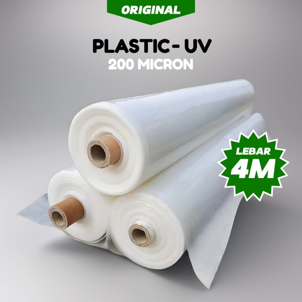 Jual Plastik UV Greenhouse 200 Mikron – Lebar 4 Meter | Daya Tahan ...