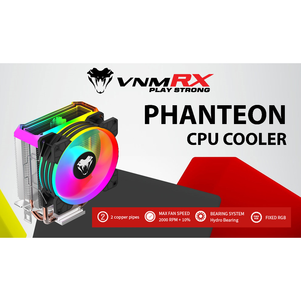 Jual Venom RX Pantheon Tower CPU Cooler Processor For Intel & AMD ...