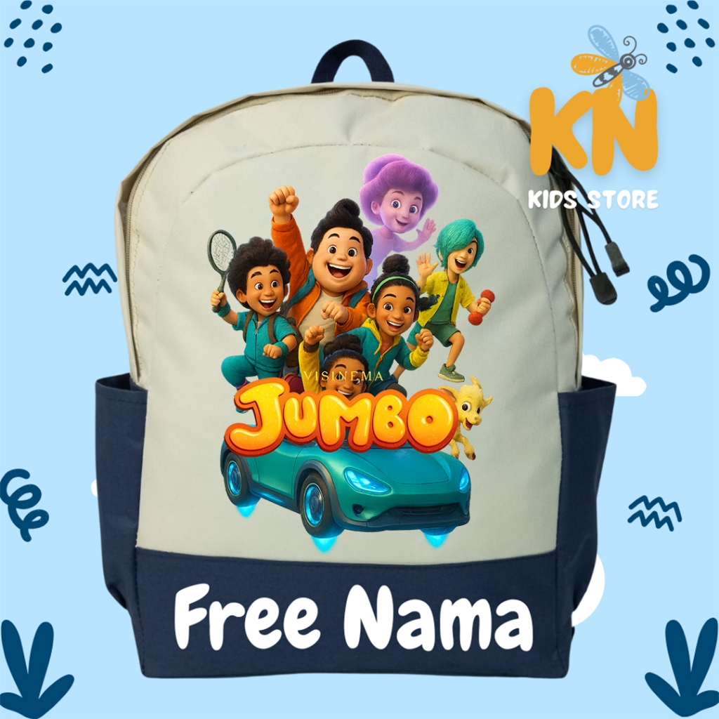Jual KN Tas Anak Kartun Animasi Jumbo Ransel Sekolah Anak TK SD Free ...