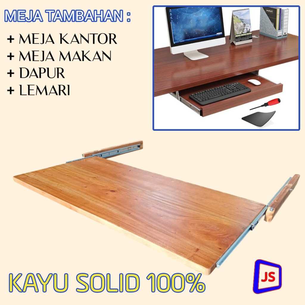 Jual Meja Ekstensi Geser Bawah Kabinet - Bisa untuk Meja Makan & Meja ...
