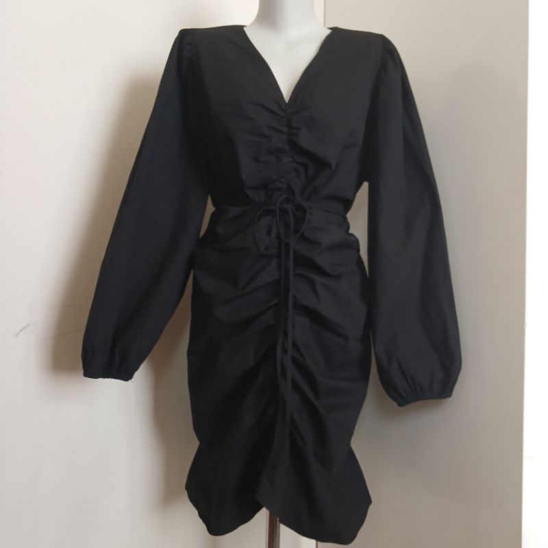 Jual dress serut brand DDANGGLE made in Korea | Shopee Indonesia