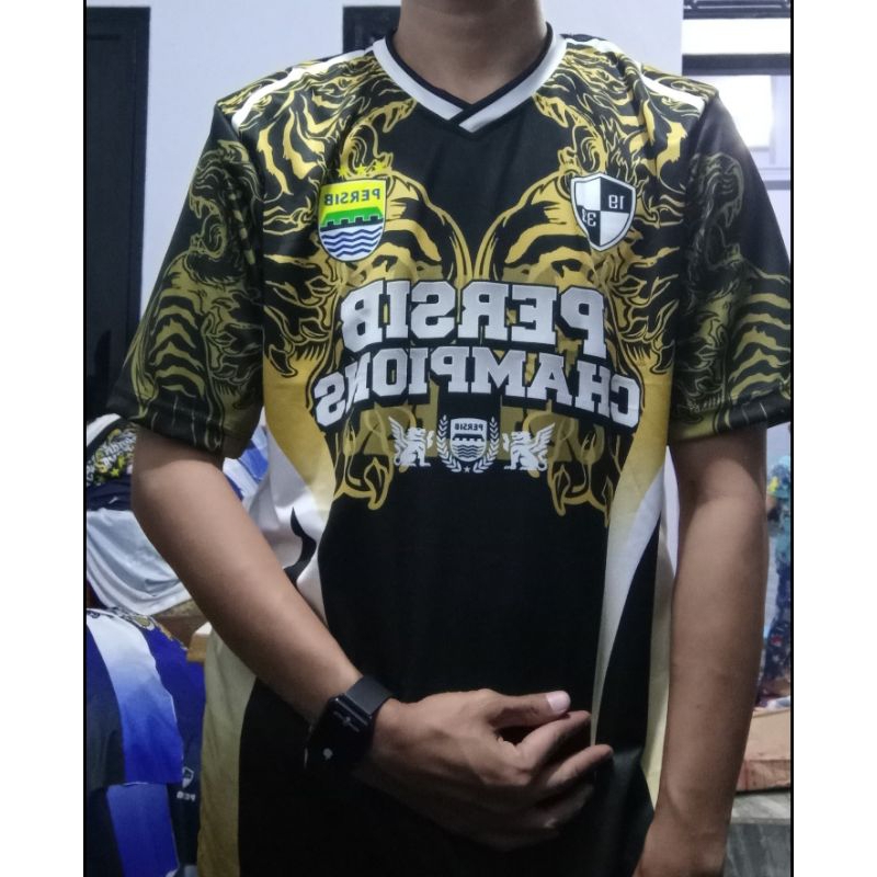 Jual JERSEY B2B JUARA HITAM GOLD | Shopee Indonesia